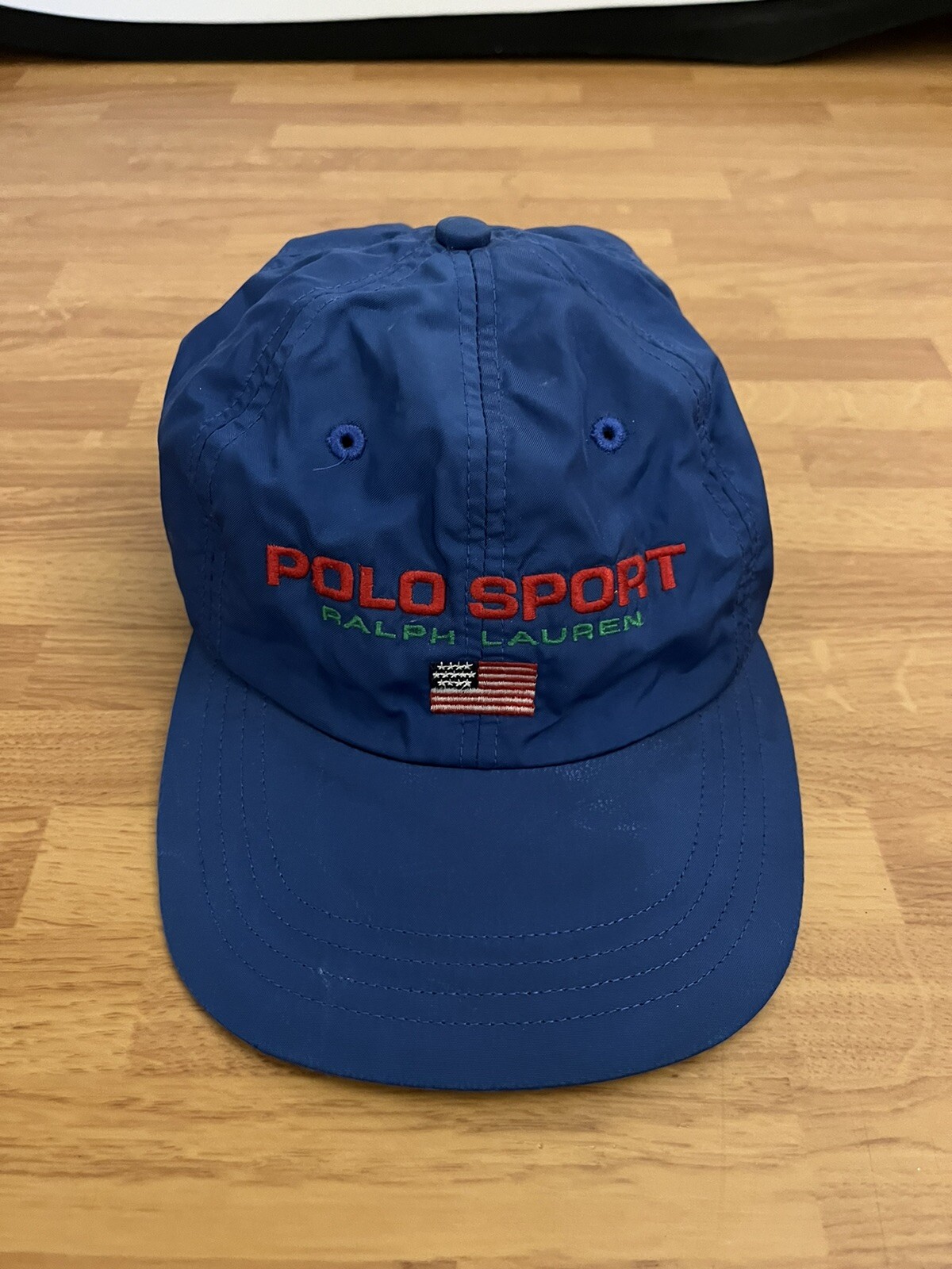 RARE VINTAGE MENS Ralph Lauren Polo Sport Cap Hat 5 P… - Gem