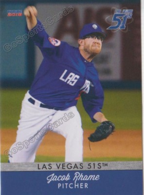 2018 Las Vegas 51s Jacob Rhame RC Rookie NY Mets | eBay