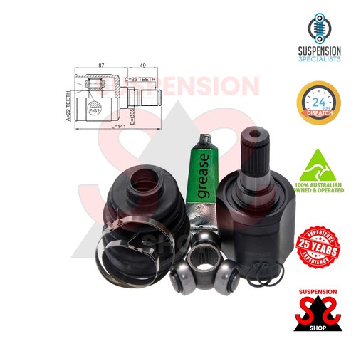 Front Axle Cv Joint Kit, Drive Shaft Suit HYUNDAI Accent 1.6 ACCENT II ...