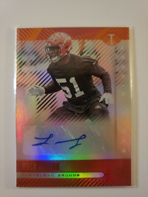 2019 Mack Wilson panini Illusions Autograph rookie card | eBay