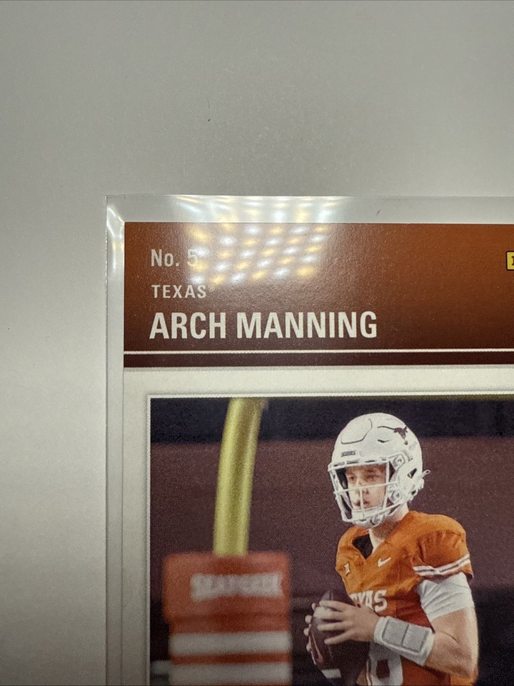 2025 Panini Arch Manning /199 Schools Colors Swirl Texas Longhorns NIL ...