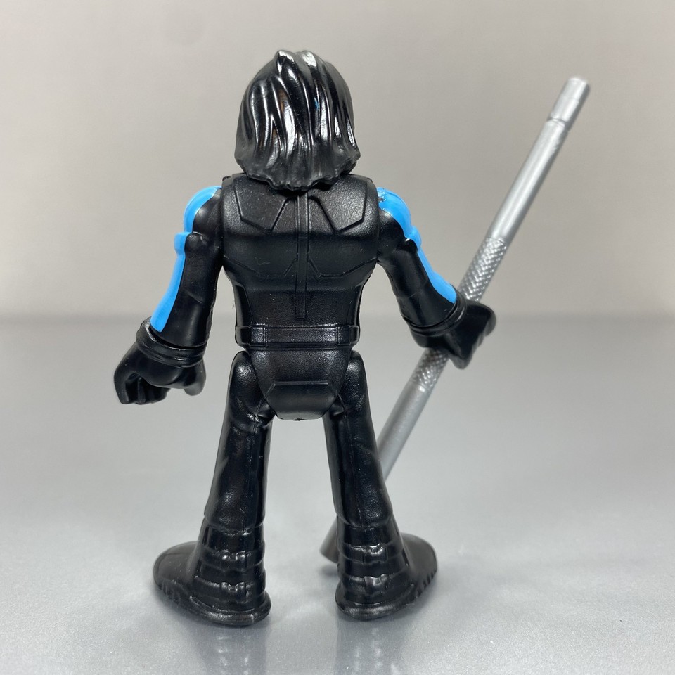 Imaginext DC Super Friends NIGHTWING figure long hair version w/staff ...