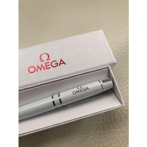 New, unused OMEGA high-end, not for sale, ballpoint pen, white | eBay