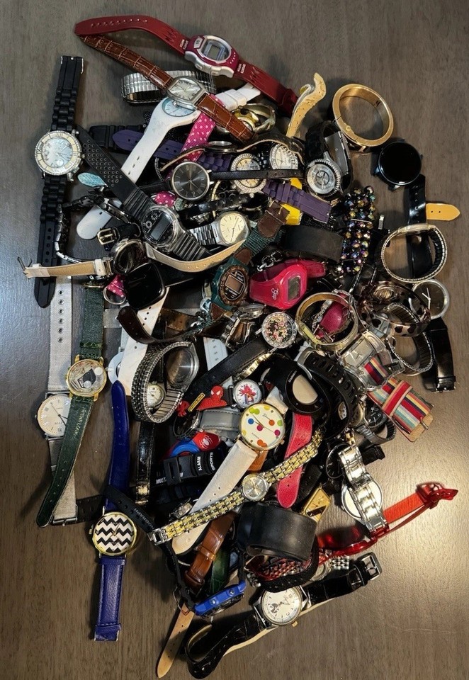 Lot 3: Junk Vintage Wristwatch Mix – 8.3 lbs | For Parts or Repair ...