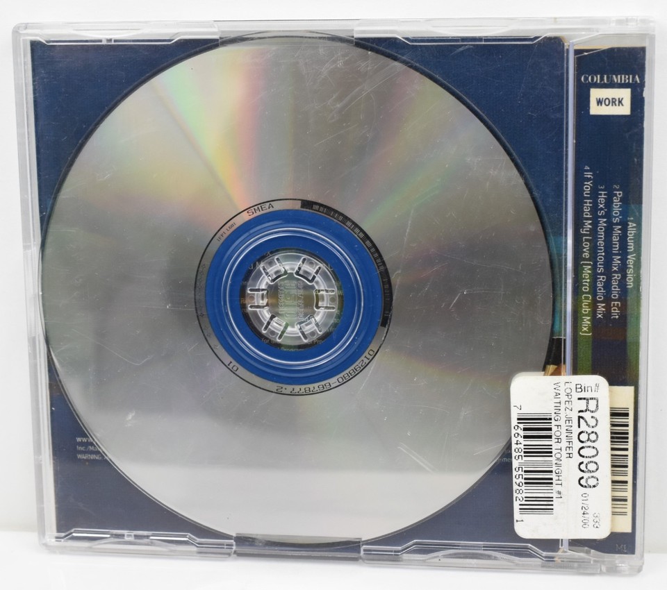 Waiting for Tonight by Jennifer Lopez (CD, Single, Import) Stickers ...