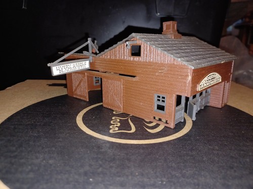 HO Scale Blacksmith/Stable Shop Model Railroad Building | eBay