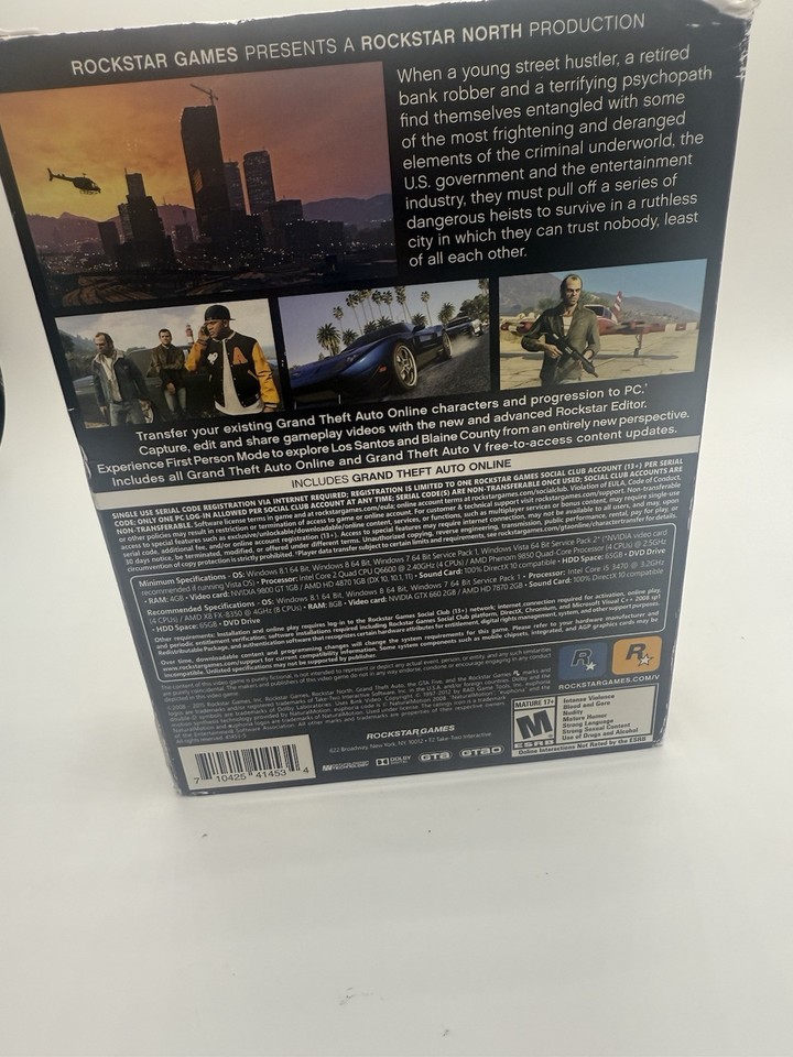 Grand Theft Auto V PC Game | eBay