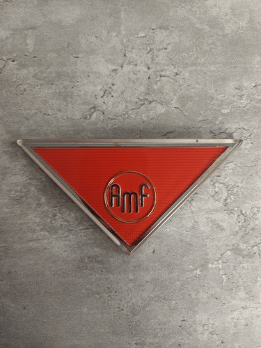 Vintage AMF Bowling Alley Emblem Badge Sign Logo Triangle 1970s ~ | eBay UK