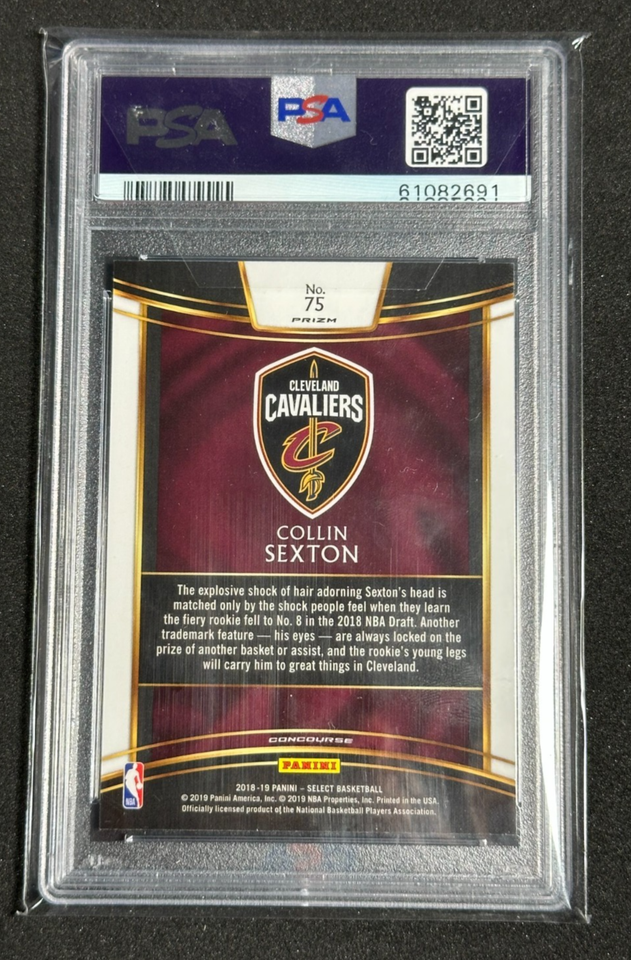 2018-19 Panini Prizm Collin Sexton Silver Prizm Rookie PSA 9 #75 | eBay