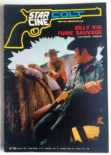 STAR CINE COLT N°25 BILLY KID FURIE SAUVAGE 1972 | eBay