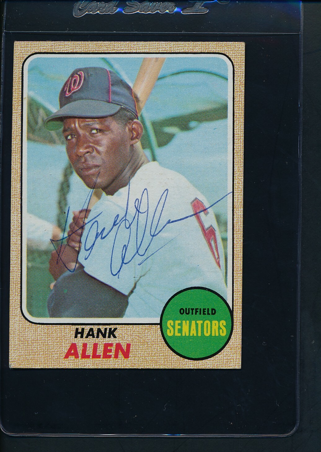 1968 Topps #426 Hank Allen Sentors Signed Auto *39563 | eBay