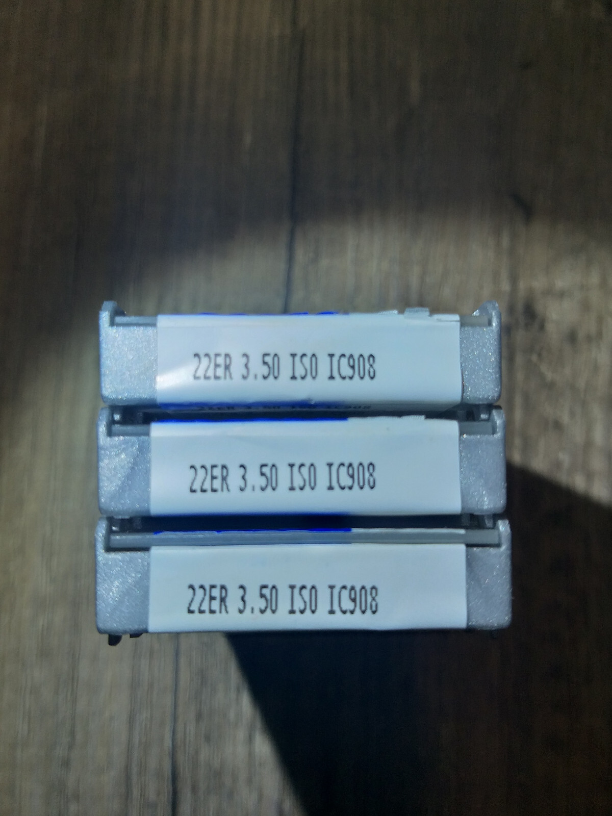 5pcs ISCAR Carbide Threading Inserts 22ER 3.50 ISO IC908 | eBay