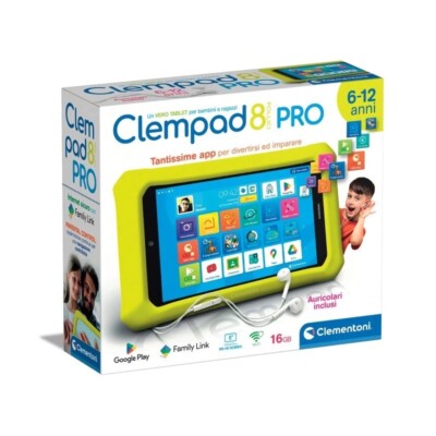 CLEMENTONI Clempad 8'' Pro - Tablet For Children 6-12 Years | eBay