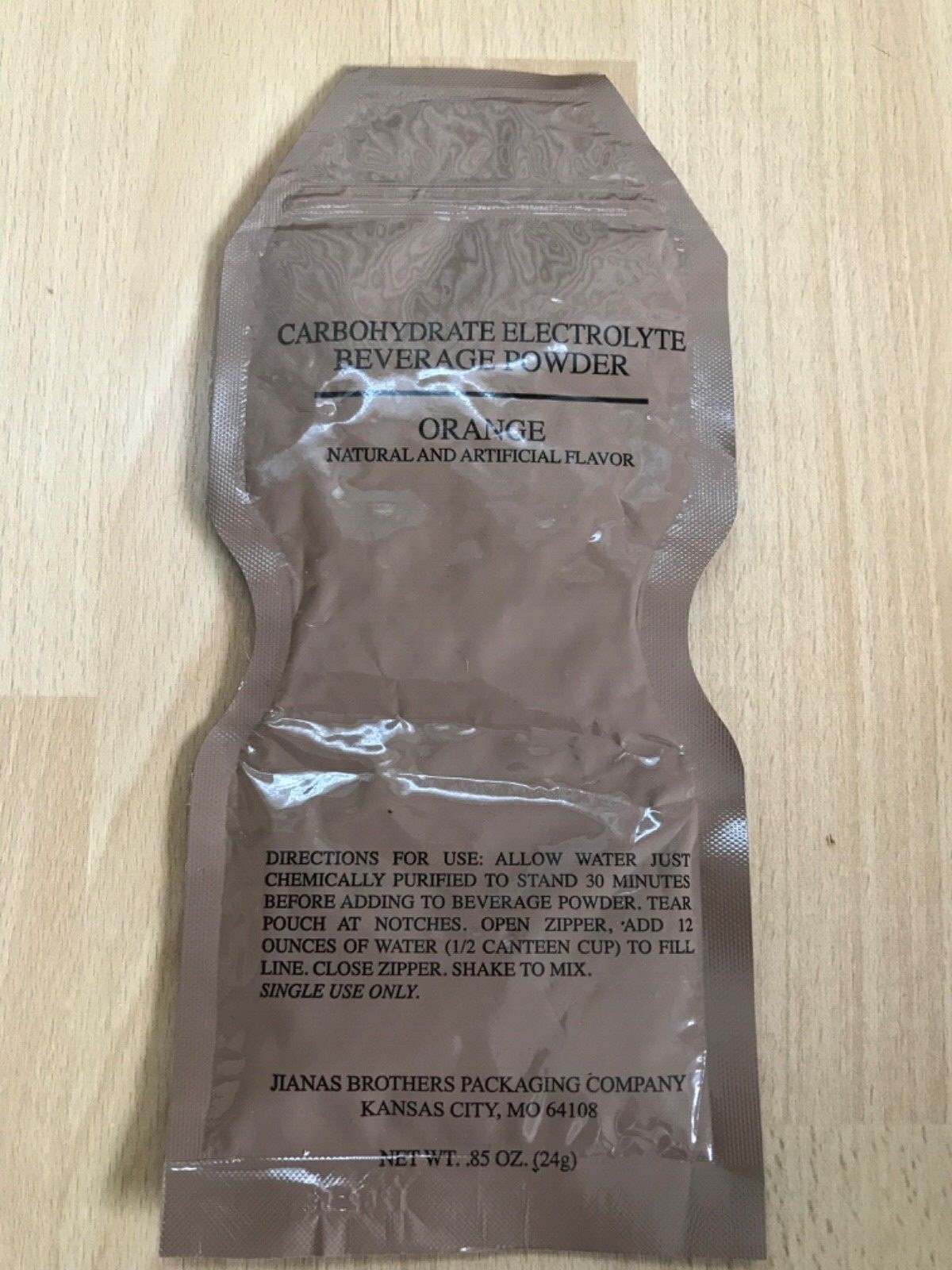 2x Original USA US MRE Carbohydrate Electrolyte Beverage Powders ORANGE ...