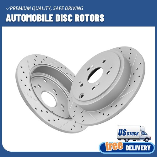 For 2001-2006 Acura MDX 2003-2008 Honda Pilot Rotors Rear Brake Disc ...
