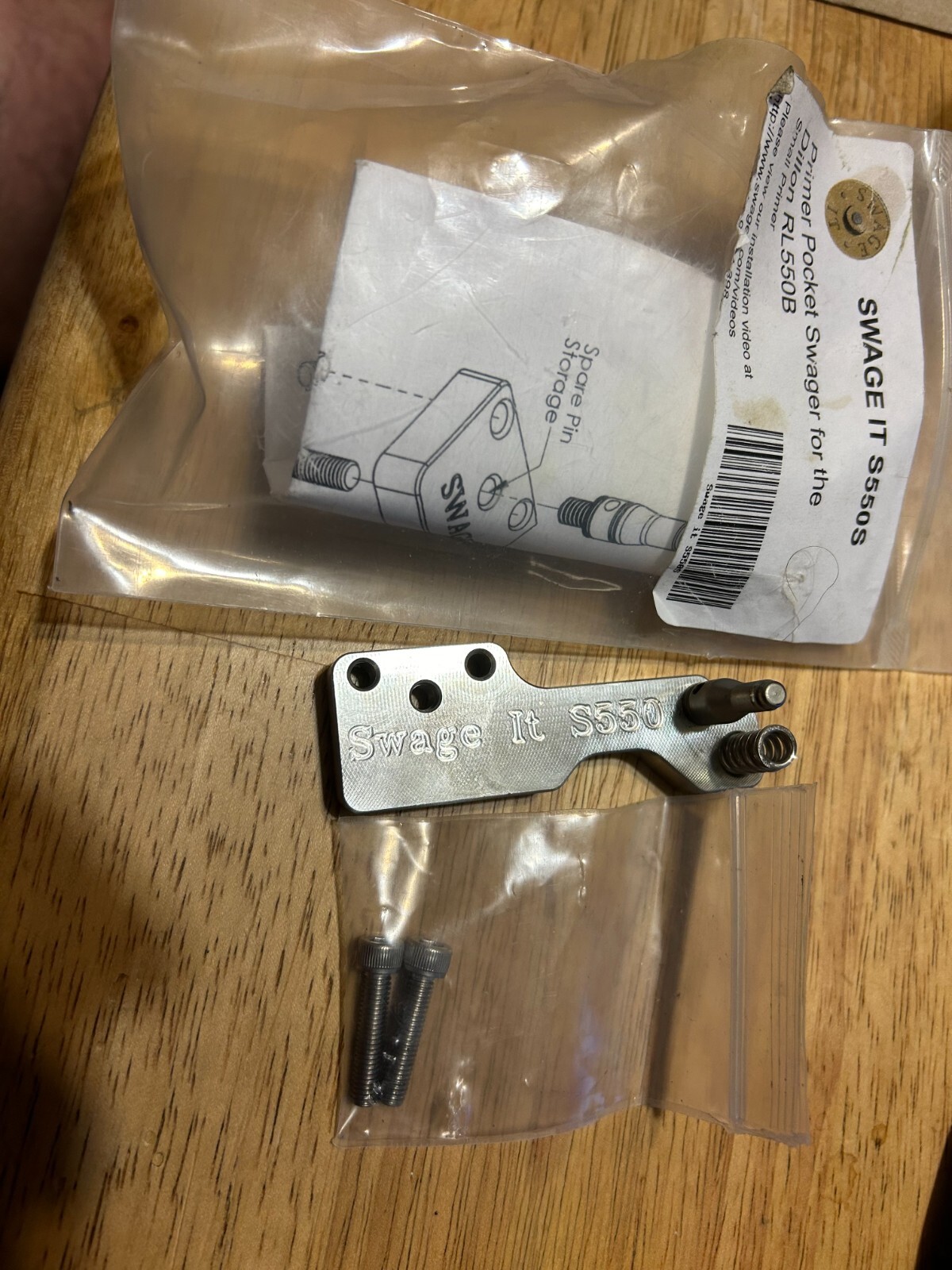 The Original Swage It™ Dillon RL550 Primer Pocket Swager - Small Primer ...