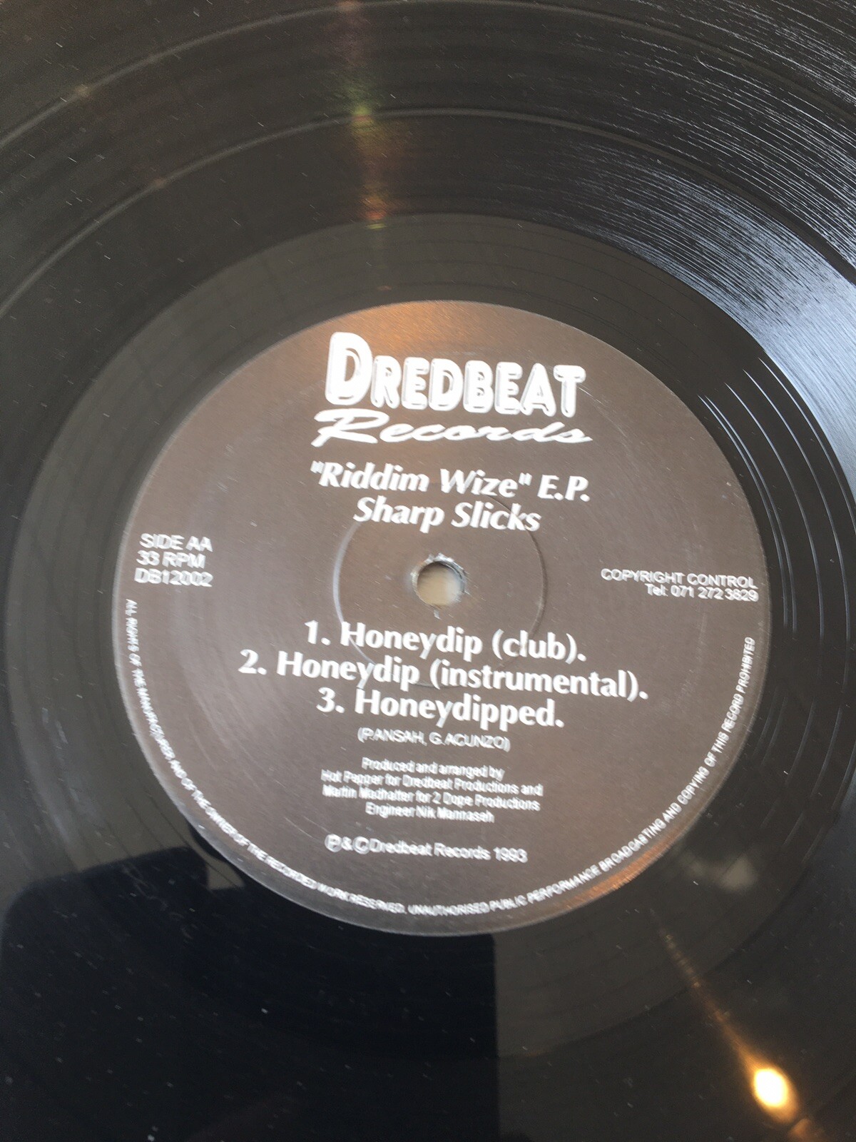 Danny Red - Riddim Wize 12” E.P. Record P1034S PROMO EX VINYL WITH ...