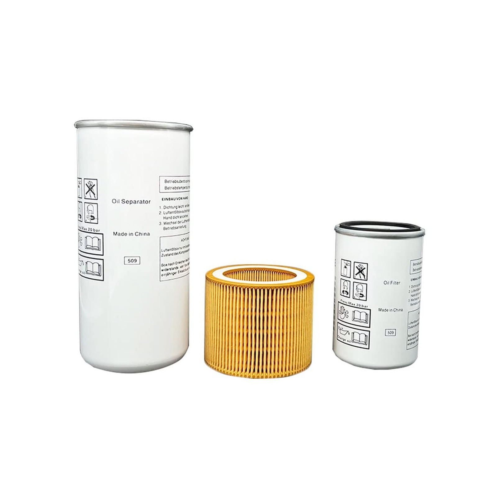 2901091900 Filter Kit Element Cartridge for Atlas Copco Compressor ...