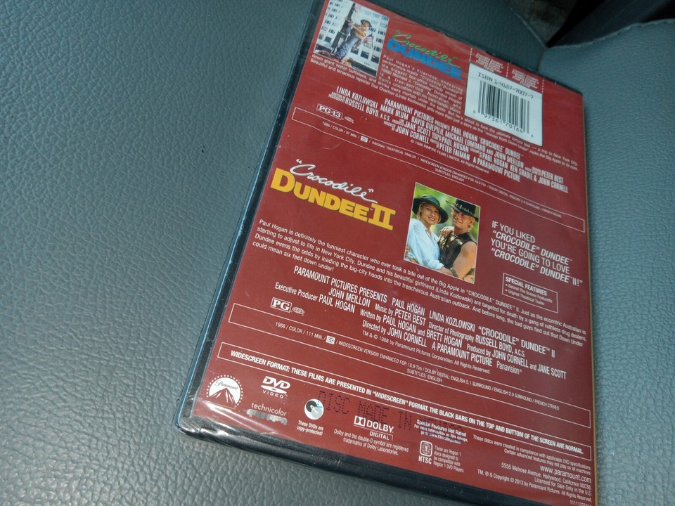 Crocodile Dundee / Crocodile Dundee II Double Feature DVD New/Sealed | eBay