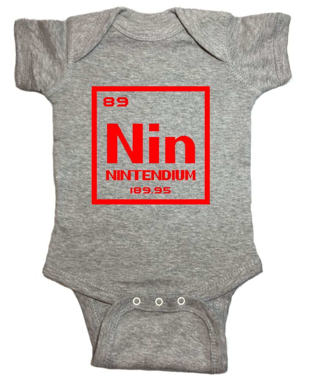 Silicon Valley Nintendo Baby One Piece "Nintendium Periodic Table ...