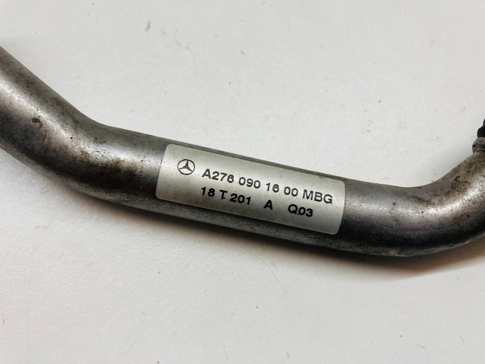 TURBO OIL RETURN PIPE RIGHT MERCEDES W205 AMG C43 V6 3.0 PETROL ...