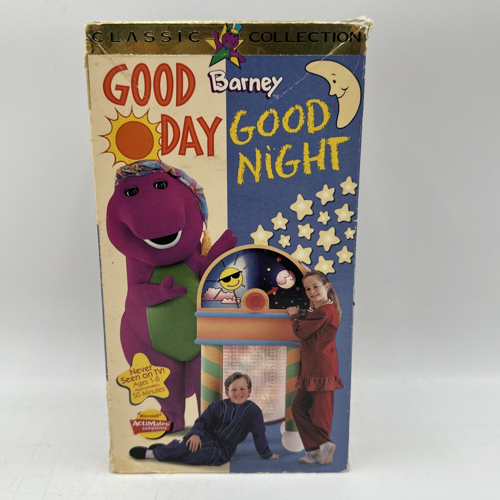 Barney - Good Day, Good Night VHS 1997 TV Show Tape Purple Dinosaur ...
