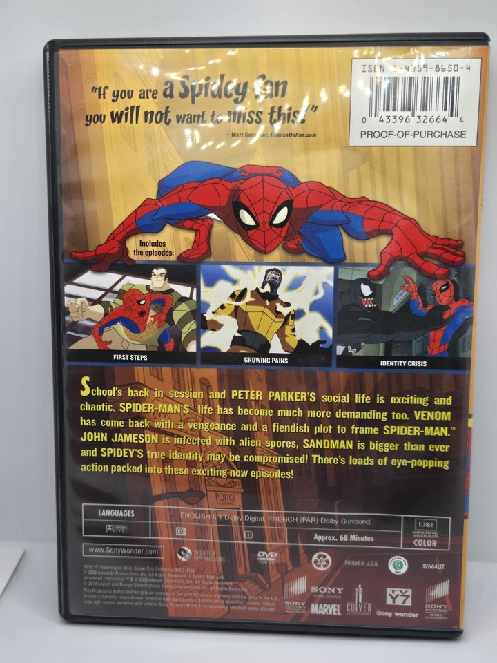 The Spectacular Spiderman Volume 4( DVD) | eBay