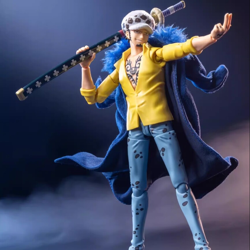 One Piece Trafalgar law Custom Wired Cape Cloak For S.H.Figuarts SHF（No ...