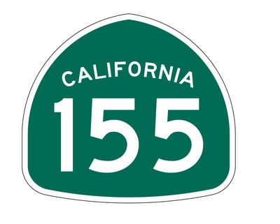 California State Route 155 Sticker Decal R1226 Highway Sign | eBay