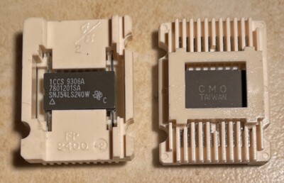 T.I. SNJ54LS240W 54LS240 74LS240 Military Octal Inverting Bus/Line ...