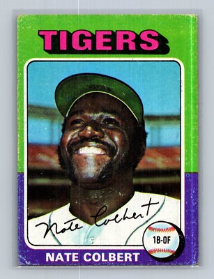 1975 Topps #599 Nate Colbert Detroit Tigers Baseball Card | eBay