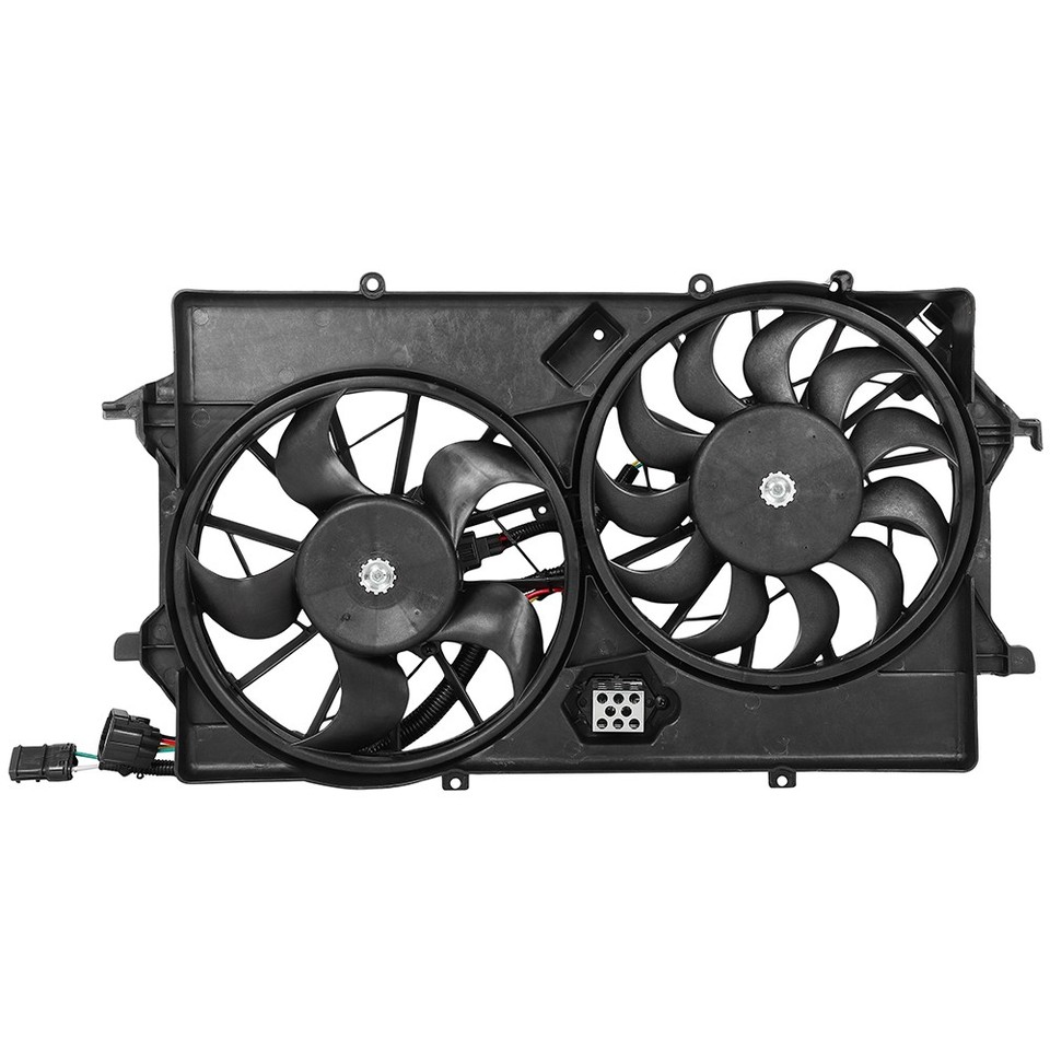 Electric Radiator Condenser Fan Assembly For Ford Focus 2005-2007 Fits ...