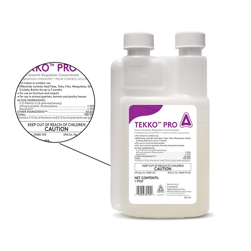 Control Solutions Tekko Pro IGR 16oz Cockroaches Fleas Mosquitoes ...