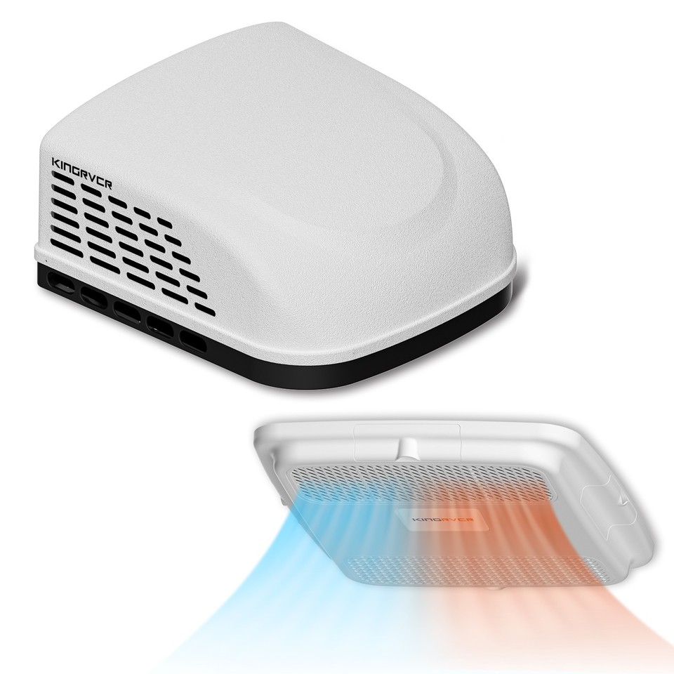 Used- RV Air Conditioner 15,000 BTU Cooling w/ Heat Strip Rooftop AC ...