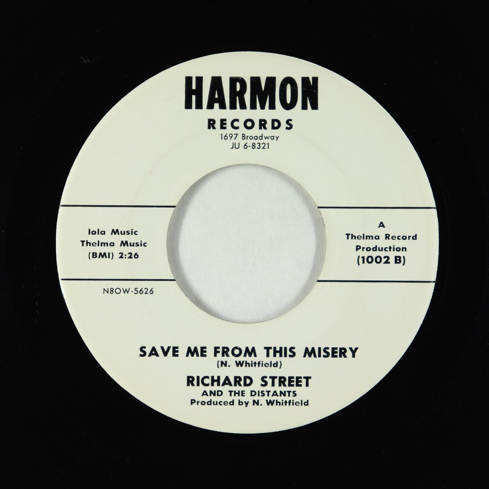 Northern Soul 45 - Richard Street - Answer Me - Harmon VG+ | eBay