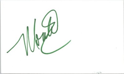 Montel Williams Signed 3x5 Index Card Talk Show Host Autographed | eBay