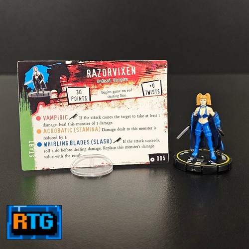HorrorClix Figure and Card - Razorvixen #005 - RPG Miniature - WizKids ...