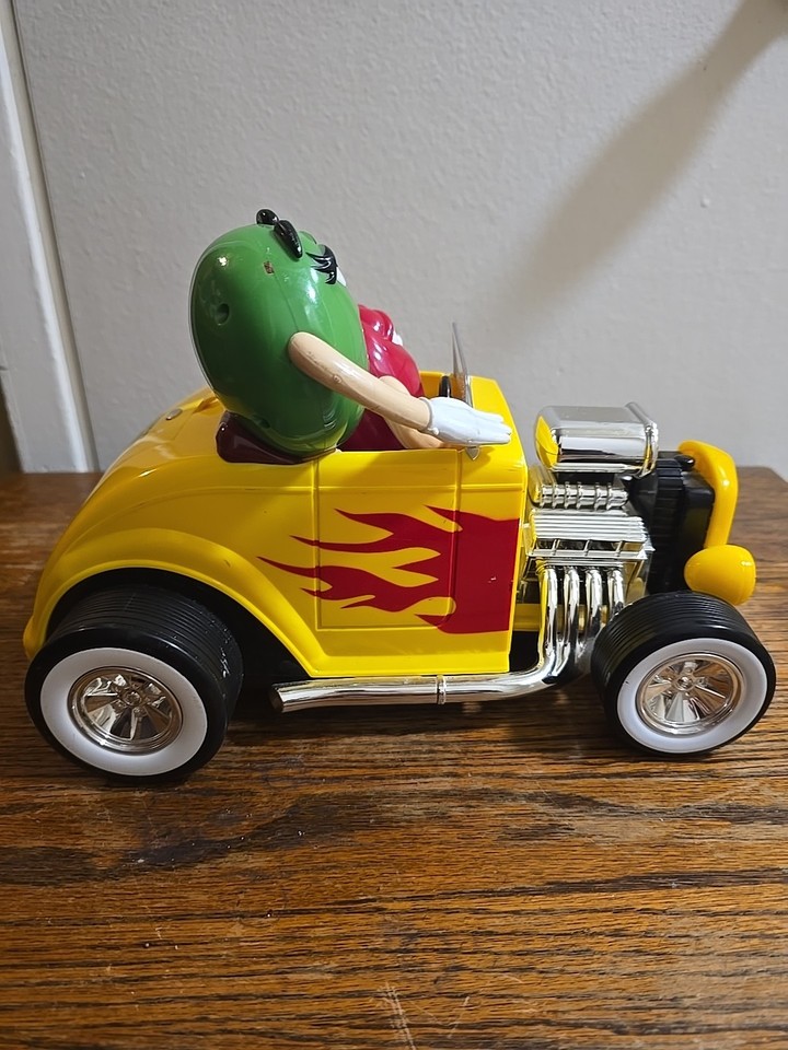 M&M Green And red Hot Rod Candy Dispenser | eBay