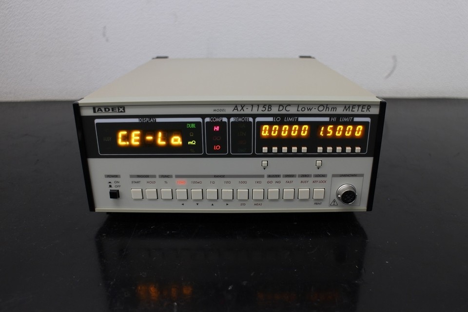 ADEX AX-115B Ultra low resistance Digital Low-Ohm Meter | eBay