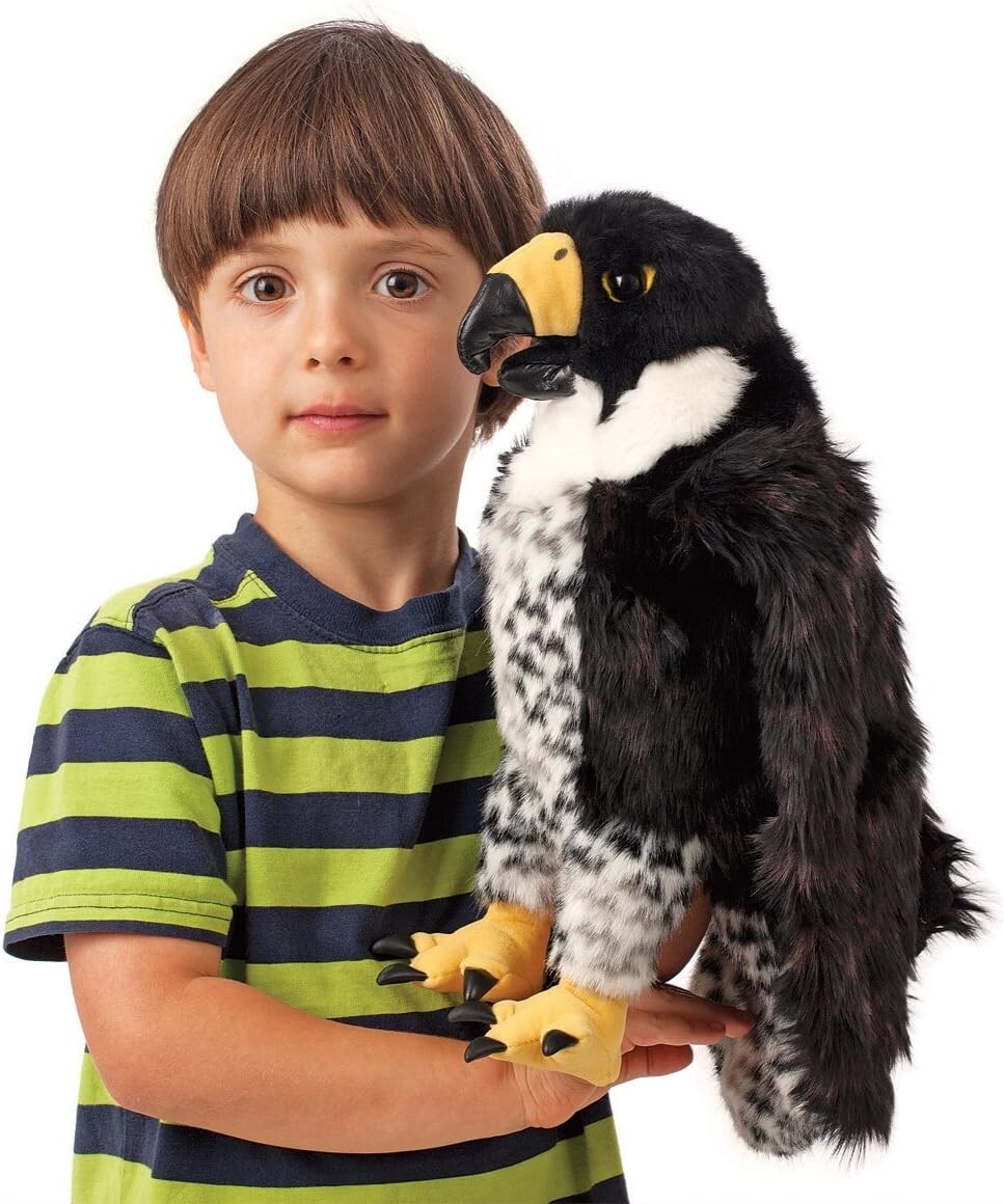 Folkmanis Peregrine Falcon Hand Puppet 16 inches | eBay
