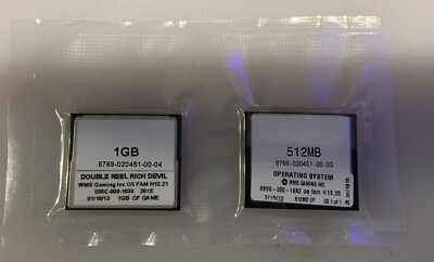 WMS WILLIAMS BB2 SLOT MACHINE SOFTWARE SET - DOUBLE REEL RICH DEVIL | eBay