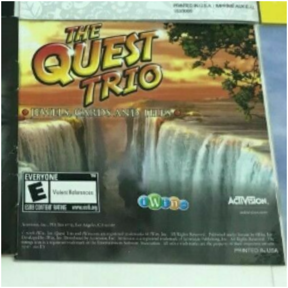 The Quest Trio DS Instruction Booklet - Nintendo DS DSi * Manual Only ...
