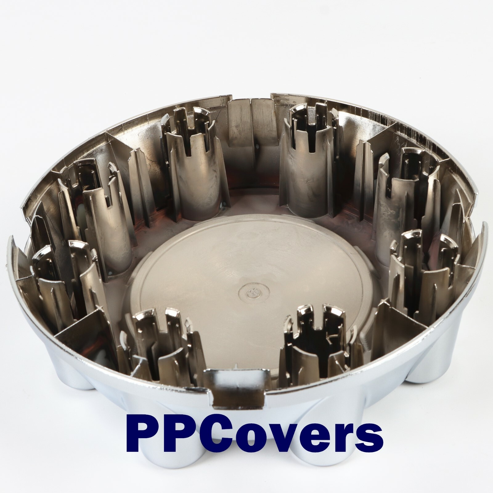 Fit F250 F350 SD 4x4 Chrome Wheel Center Hub Caps 8 Lug Rim Lug Cover ...