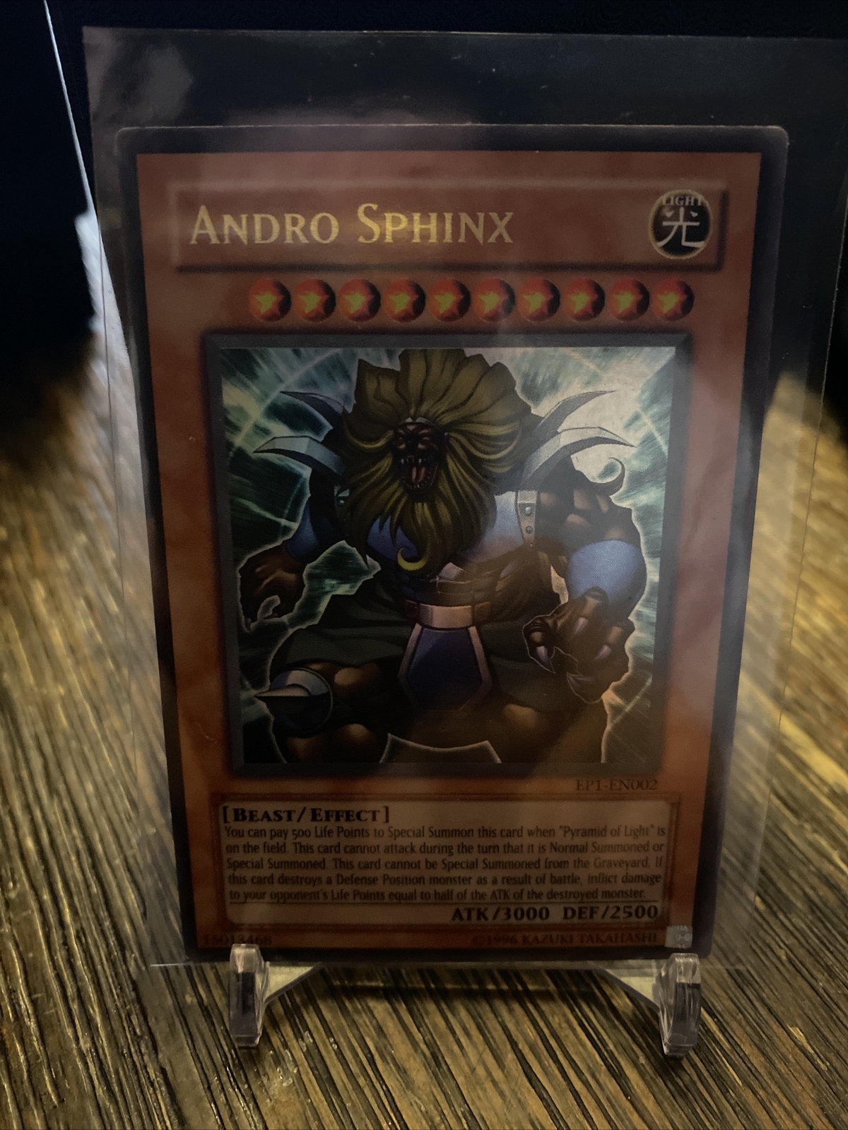 Yugioh - Andro Sphinx - EP1-EN002 - Ultra Rare | eBay