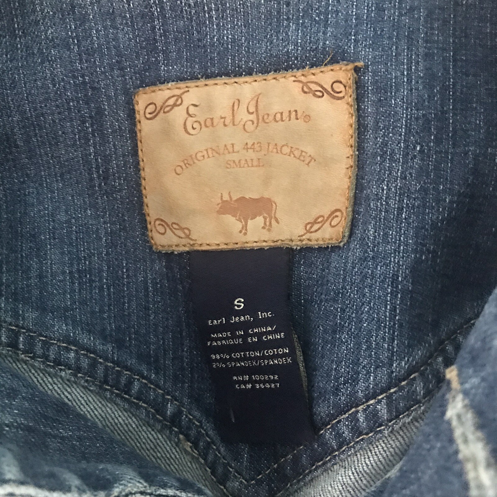 Earl Jean Y2K Vintage Denim Jacket S Ashely Olsen Rare Gilmore Girls ...