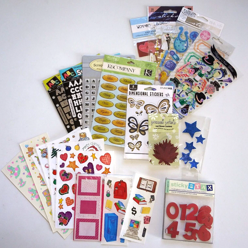 Scrapbook Craft Sticker Embellishment Letters Stickerpotamus K&Company ...
