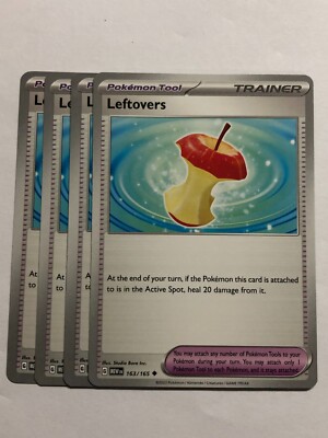 Pokemon Card 151 4x Playset Leftovers 163/165 Near Mint | eBay