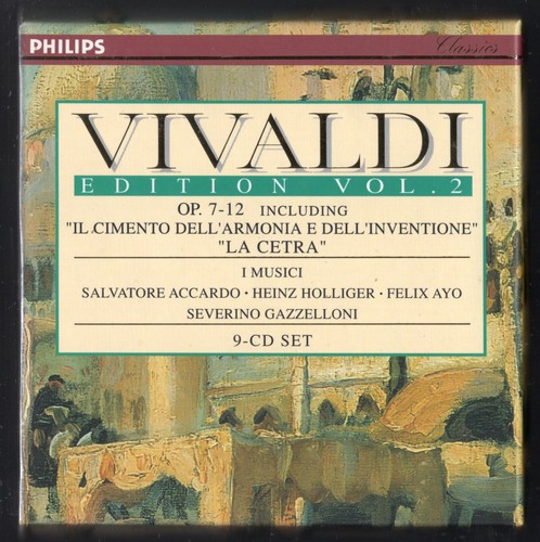 10 CD ★ Vivaldi (édition Volume 2) OP. 7-12 ★ COFFRET BOX 10 CD PHILIPS ...