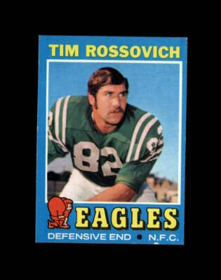1971 Topps Football #116 Tim Rossovich STARX 6 EX/MT CS87251 | eBay