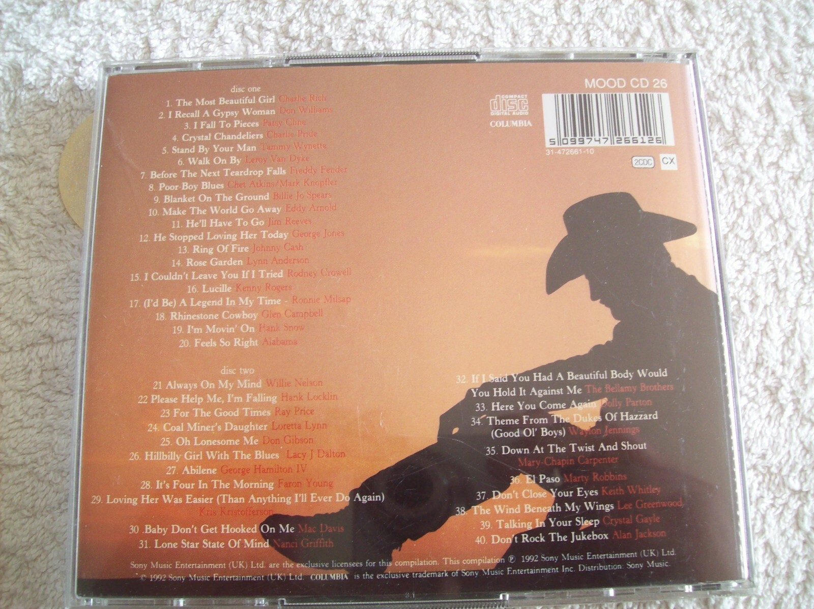 THE ULTIMATE COUNTRY COLLECTION - 2 X CD SET - So Many Stars (1992 ...
